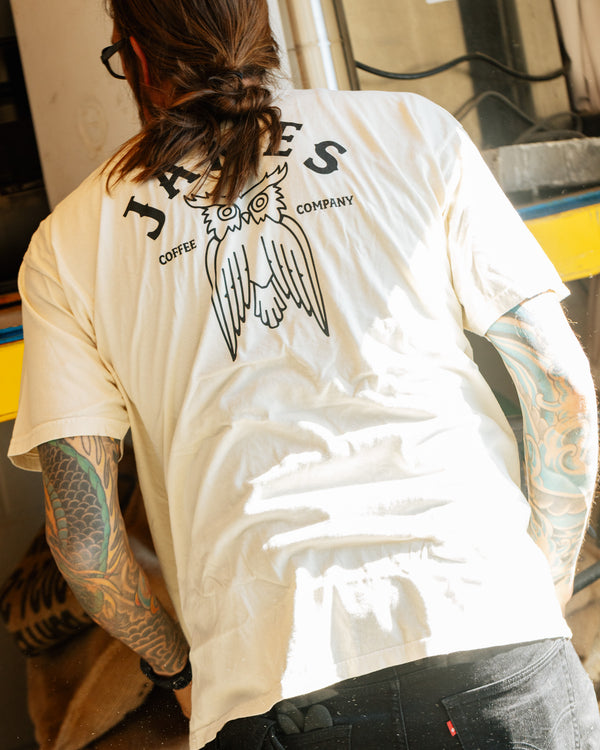 James Arch Logo Shop T-shirt - James Coffee Co